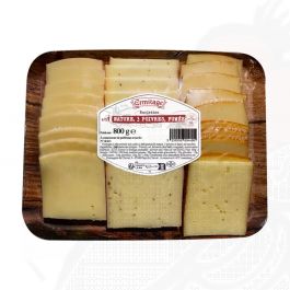 Natur * 3 Pfeffermischung * Geräuchert | Raclette Käse in Scheiben ...